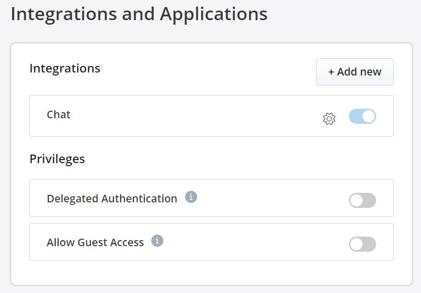 CloudLink Accounts Integrations